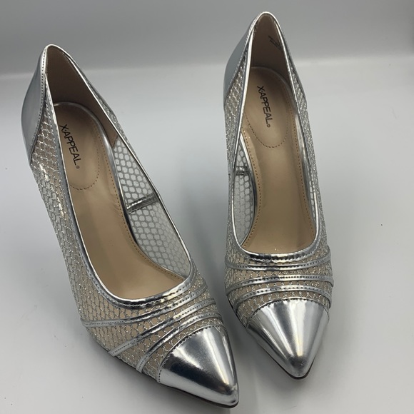 Xappeal | Shoes | Silver High Heel Pumps | Poshmark